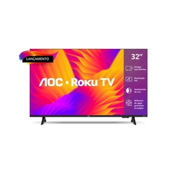 Smart TV 32POL AOC HD Roku TV 32S5155/78G Bivolt