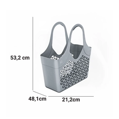 Bolsa Flexa Uz Cinza