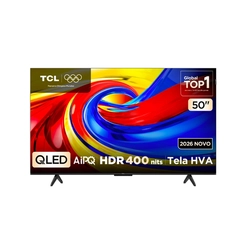 Smart TV 50 Polegadas 4K UHD QLED TCL 50P7L Preta