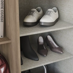 Sapateira Henn Duetto D182-94 com Espelho Rústico