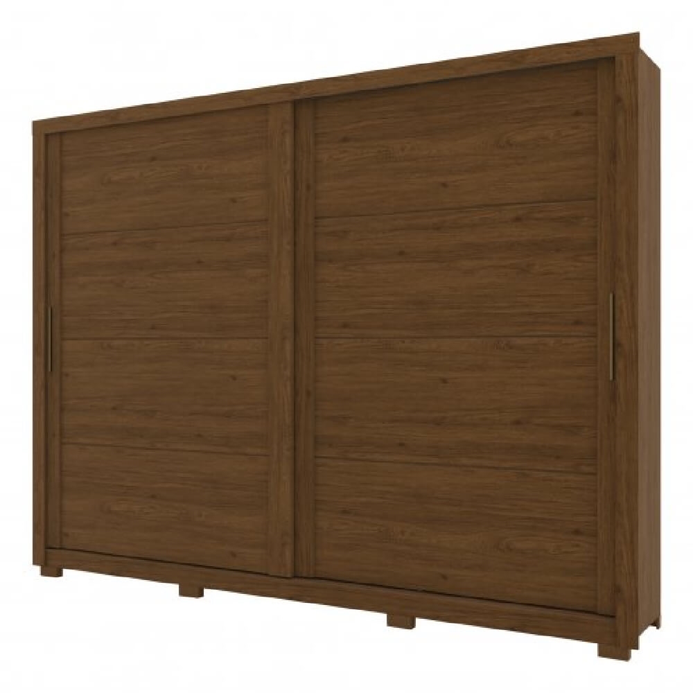 Guarda Roupa 2 Portas Henn Palace D237-130 com 4 Gavetas Castanho SE