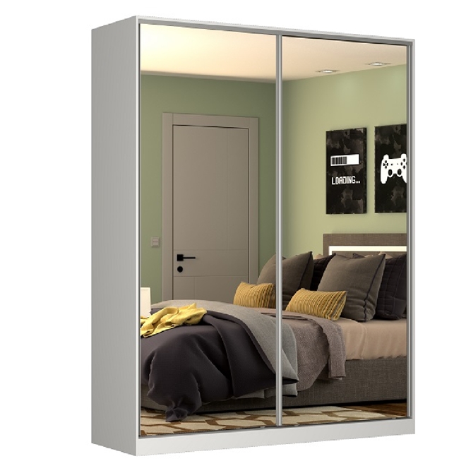 Guarda Roupa 2 Portas de Correr Nova Mobile RC2003.23.2E com 3 Gavetas ...