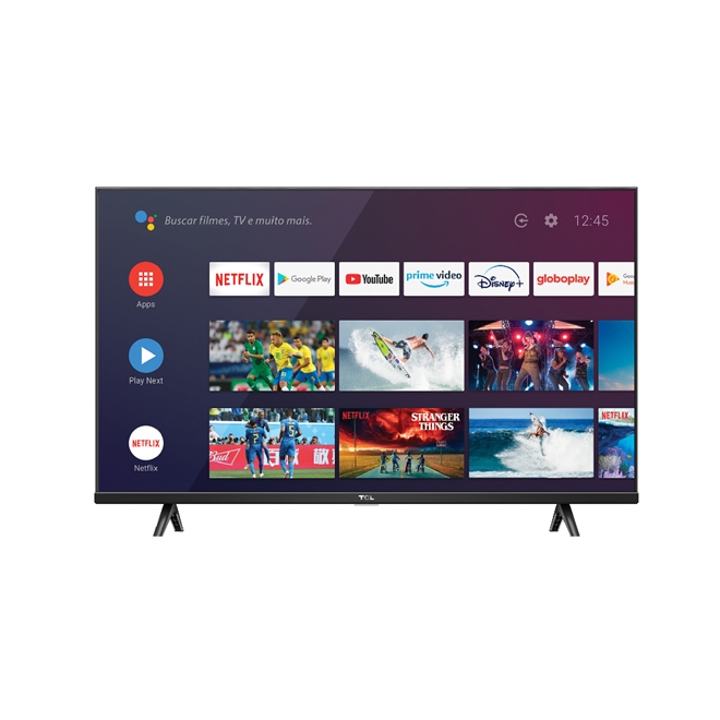 Smart TV 55" TCL 4K UHD com Comando de Voz 55P635 Cinza
