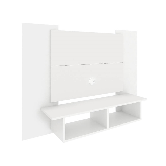 Painel p/ TV até 40'' Fellicci P600 c/ 2 Nichos Bco